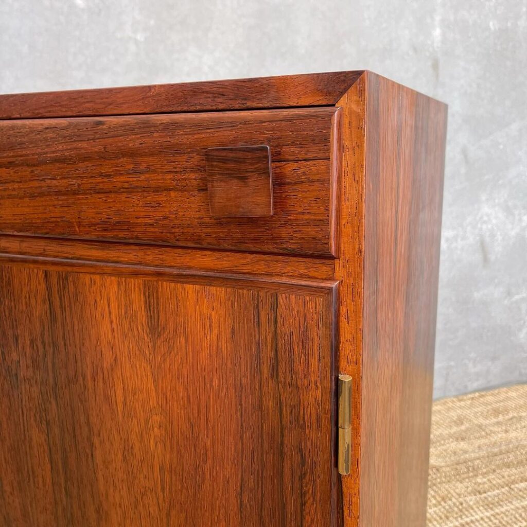 Danish Mid-Century Rosewood Sideboard with Lockable Doors | Tallboy